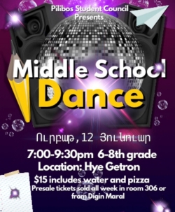 Elementary School Dance Flyer